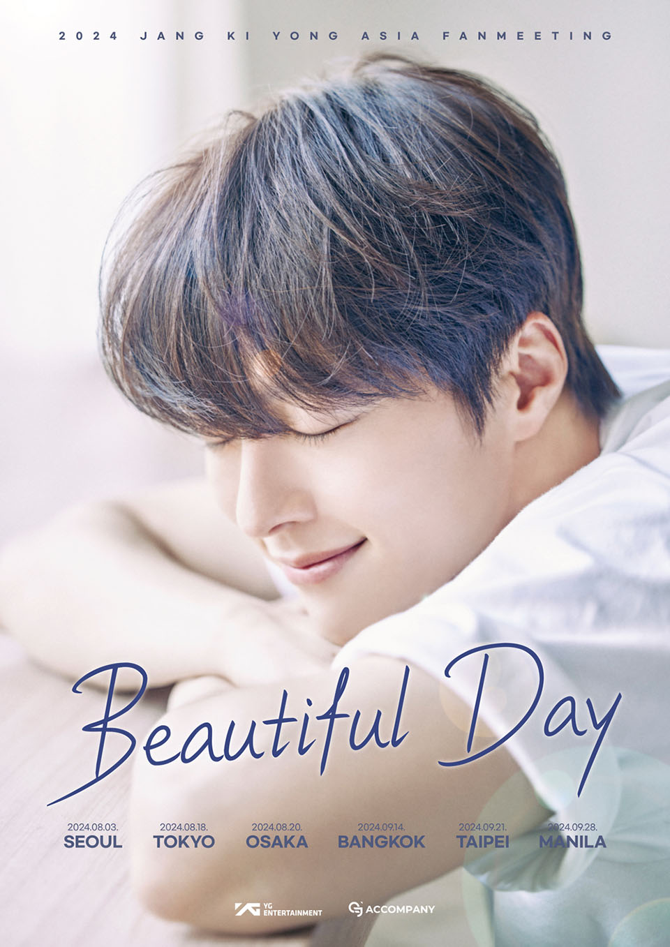 Jang Ki-yong Reveals Global Fan Meeting 'Beautiful Day' Schedule