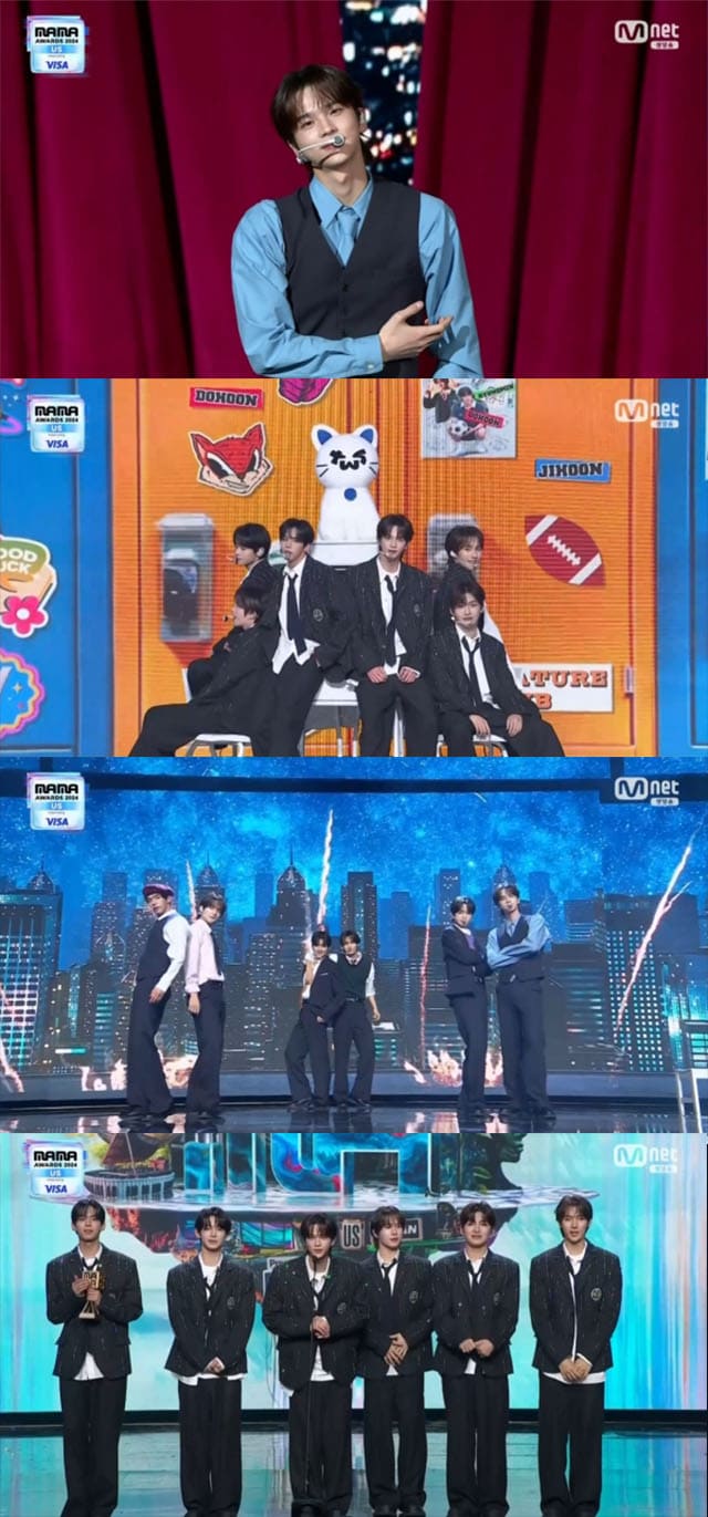 TWS Wins 2 Awards at '2024 MAMA'!…Solidifies 'Top Rookie' Title