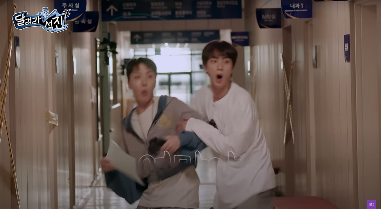 ‘Scaredy-Cat Duo’ BTS Jin & J-Hope Face Zombies in a Hilarious Escape