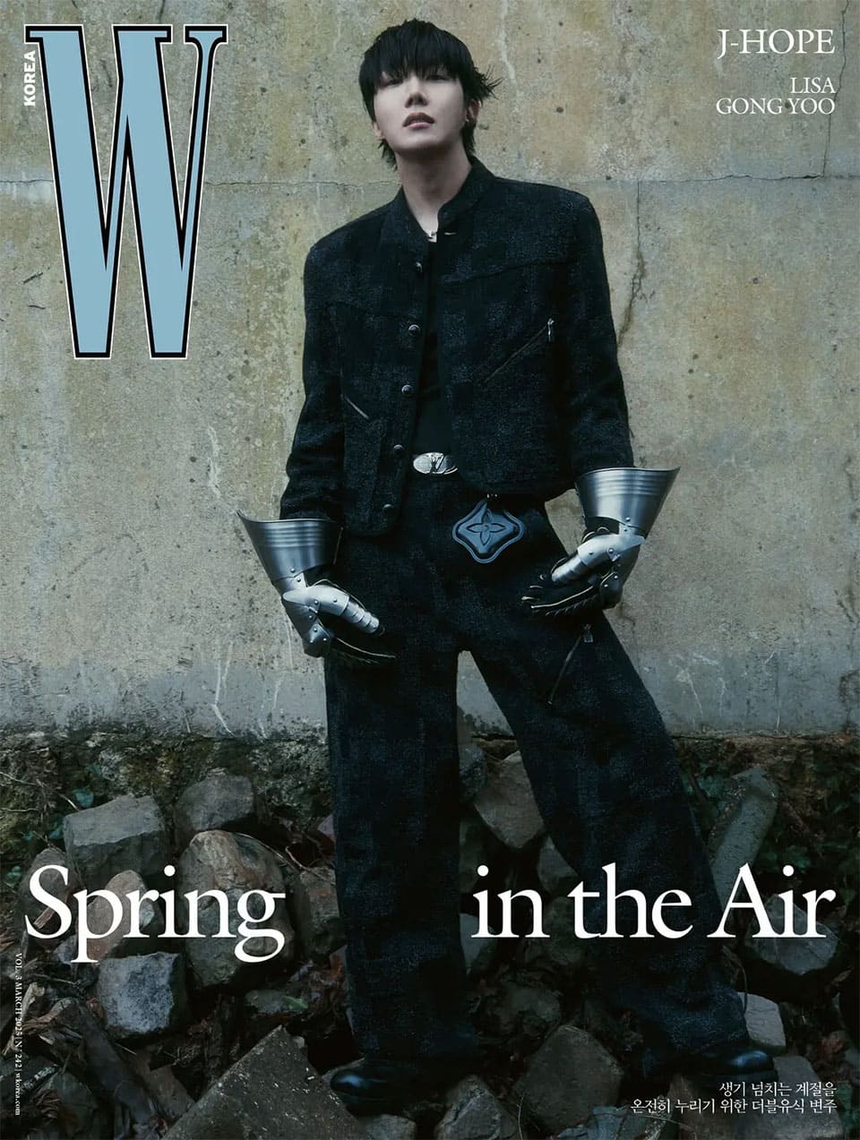 BTS J-Hope Graces the Cover of 'W Korea' with Powerful Aura